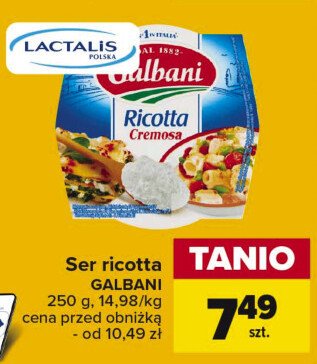 Ser ricotta Galbani - cena - promocja Biedronka - opinie | Blix.pl