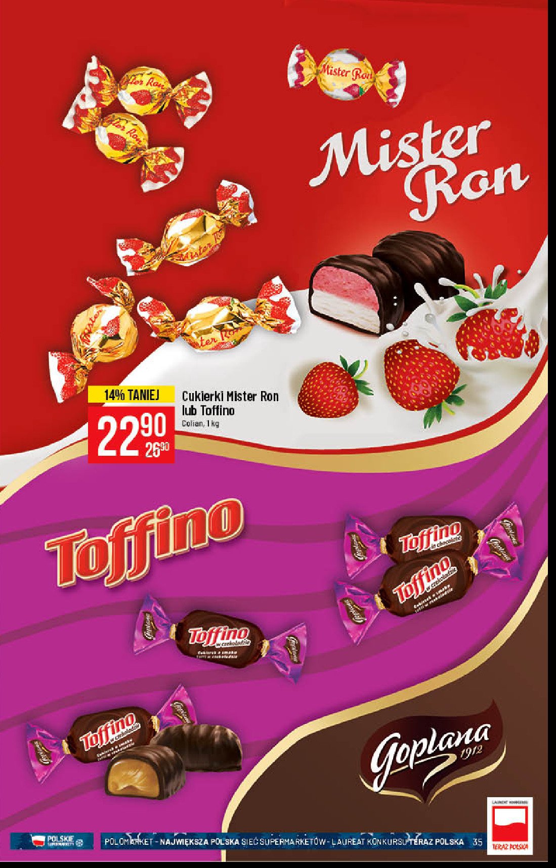 Cukierki truskawkowe Goplana mister ron - cena - promocje - opinie ...