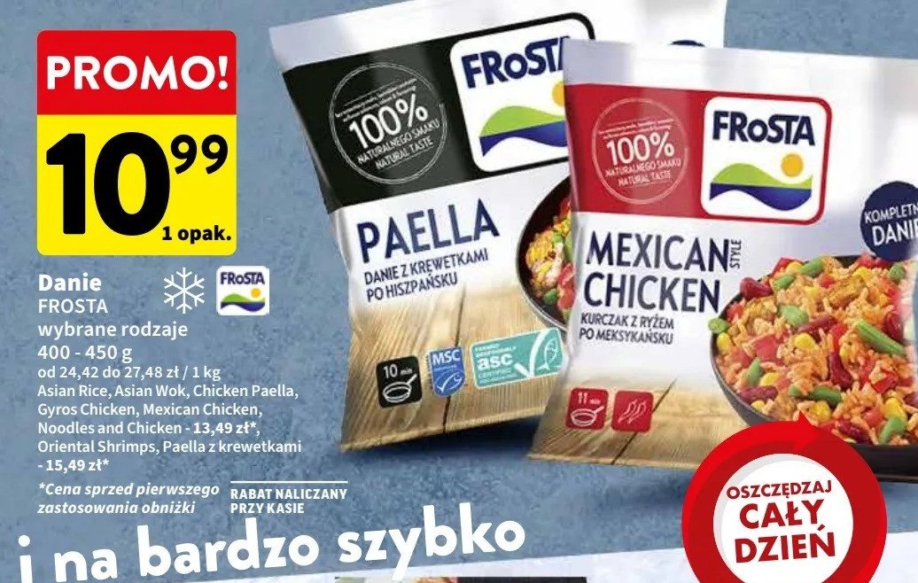 Kurczak z ryżem po meksykańsku Frosta - cena - promocje - opinie - sklep | Blix.pl