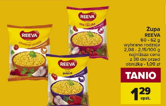 Zupa o smaku pikantnego kurczaka Reeva - cena - promocje - opinie ...