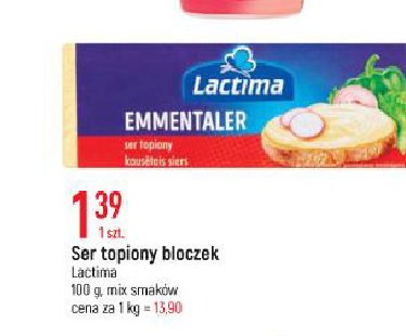 Ser topiony emmentaler Lactima - cena - promocje - opinie - sklep ...