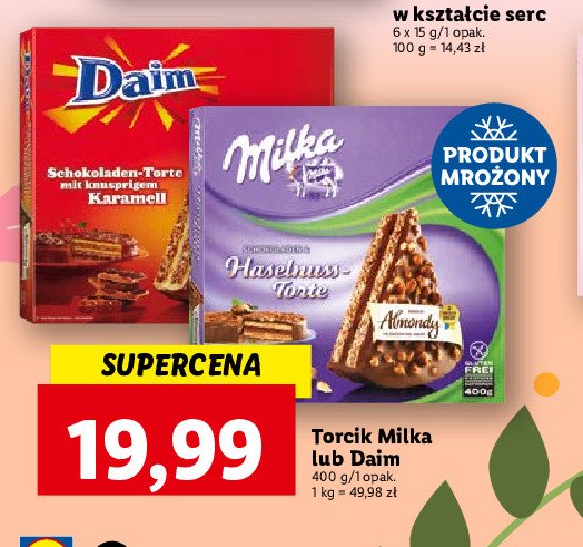 Ciasto mrożone torcik Daim - cena - promocje - opinie - sklep | Blix.pl ...