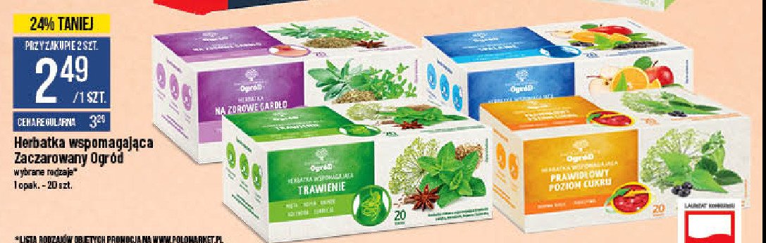 Herbata prawidłowy poziom cukru Zaczarowany ogród - cena - promocje - opinie - sklep | Blix.pl