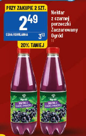 Nektar czarna porzeczka Zaczarowany ogród - cena - promocje - opinie - sklep | Blix.pl - Brak ofert