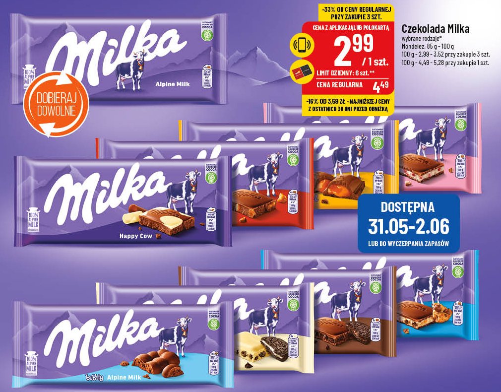 Czekolada Milka daim - cena - promocje - opinie - sklep | Blix.pl ...