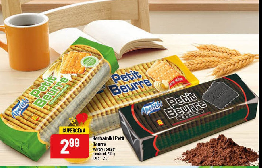 Herbatniki z otrębami Apetitki petit beurre - cena - promocje - opinie ...
