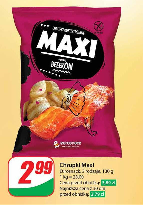 Chrupki bekonowe MAXI - cena - promocje - opinie - sklep | Blix.pl ...