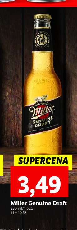 Piwo Miller genuine draft - cena - promocje - opinie - sklep | Blix.pl ...