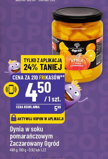 Dynia z sokiem z pomarańczy Zaczarowany ogród - cena - promocje - opinie - sklep | Blix.pl ...