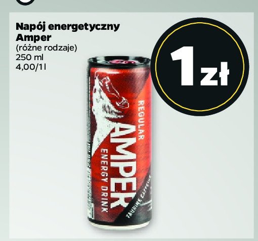 Napój classic Amper energy drink - cena - promocje - opinie - sklep ...