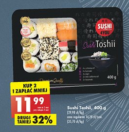 Sushi toshii Sushi 4you - cena - promocja Biedronka - opinie | Blix.pl
