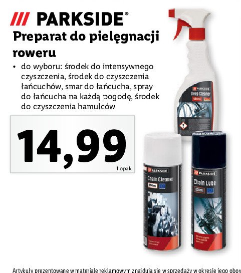 Spray do łańcucha na każdą pogodę Parkside - cena - promocje - opinie ...