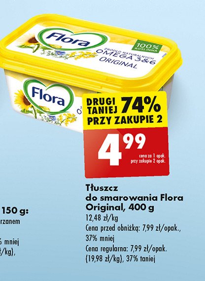 Margaryna original Flora omega 3&6 - cena - promocje - opinie - sklep ...