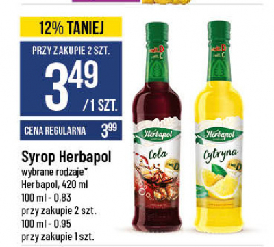 Syrop cytrynowy Herbapol - cena - promocje - opinie - sklep | Blix.pl