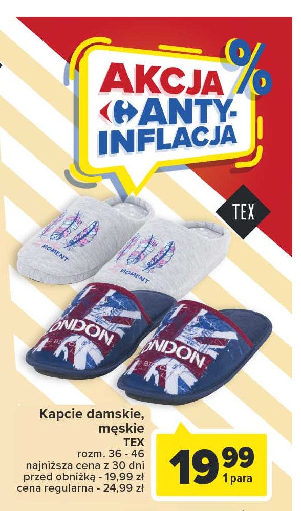Kapcie damskie Auchan inextenso - cena - promocje - opinie - sklep | Blix.pl - Brak ofert