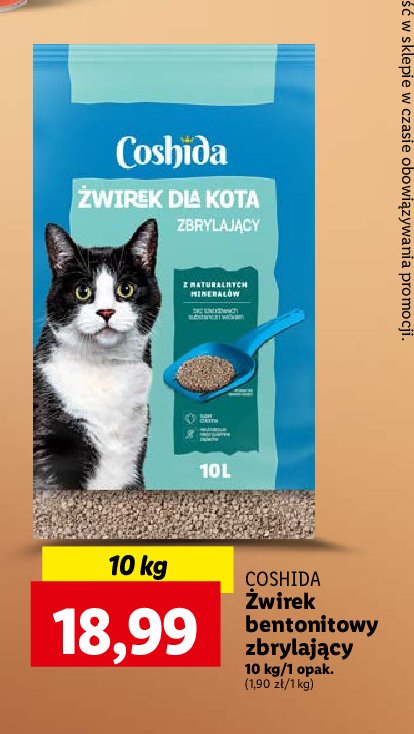 Żwirek dla kota Coshida - cena - promocje - opinie - sklep | Blix.pl ...