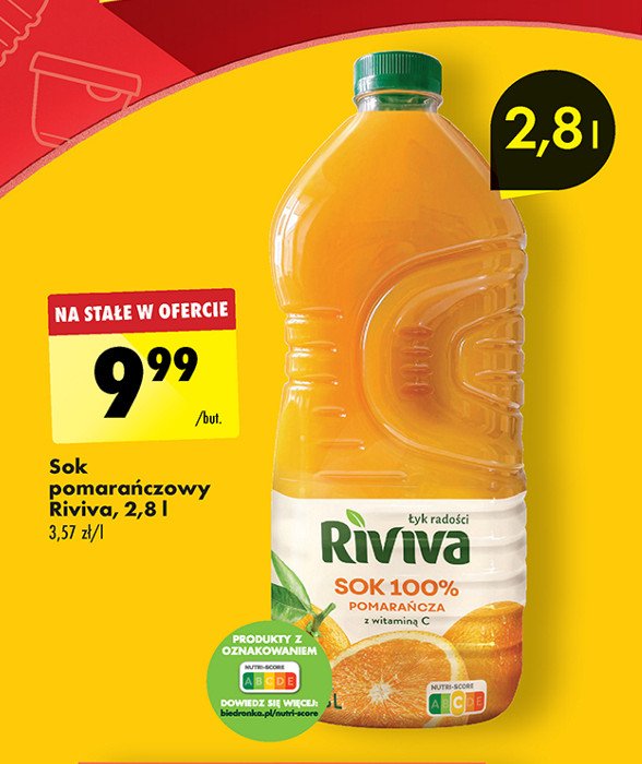Riviva sok pomarańczowy - cena - promocje - sklepy - opinie | Blix.pl ...