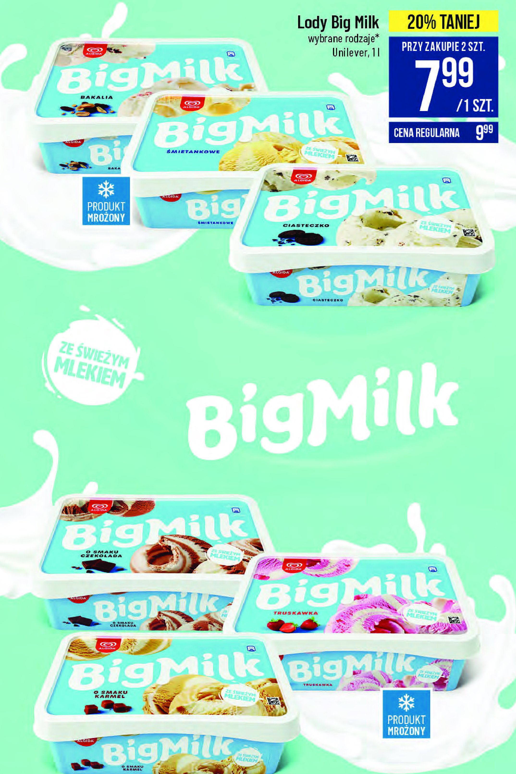 Lody karmel Algida big milk - cena - promocje - opinie - sklep | Blix ...