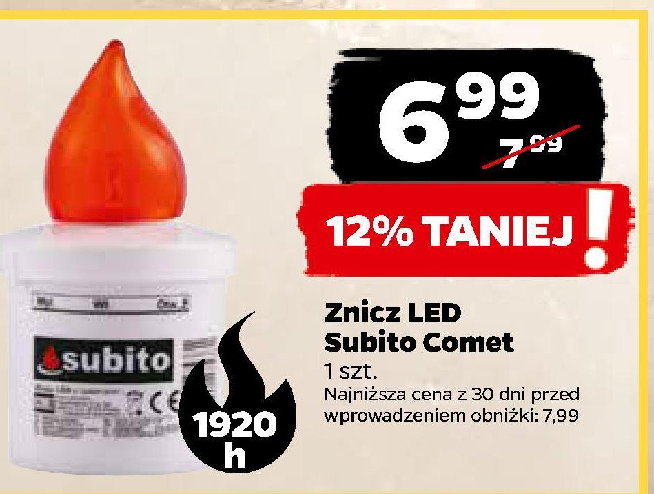 Znicz led subito comet Subito - cena - promocje - opinie - sklep | Blix ...